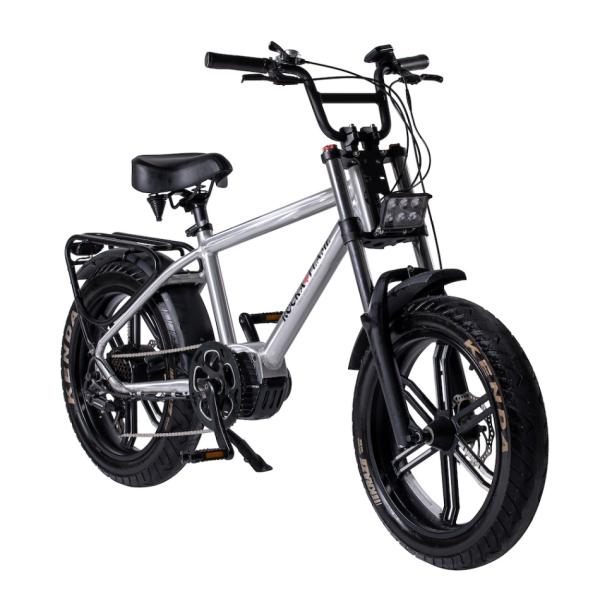 商品発送元：ROCKA FLAME車・バイク都会的でスポーティーなカラーリングのメタルシルバー  モデル名が現すように疾風(はやて)の如く街を駆け抜けるるBMXタイプフレームの  電動アシスト自転車。  型式認定の範囲内でアシスト比率を限界...