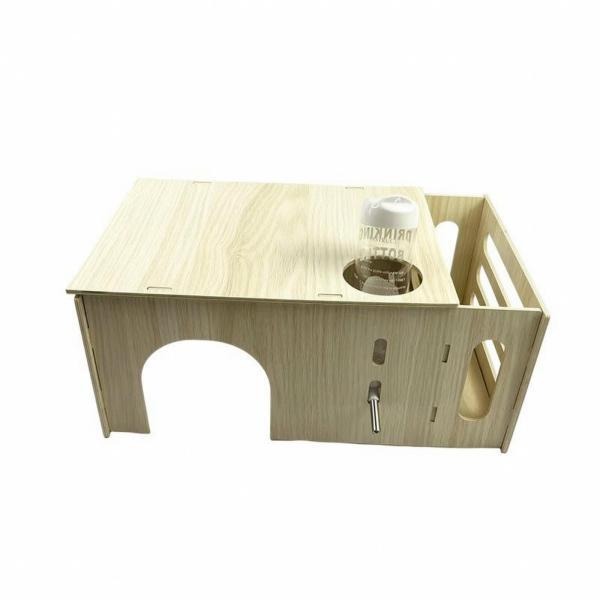 【商品概要】: の温かさを感じるマル木製パを採用した、や同等の大きさの小動物にト用品です。【主な機能】: 快適な居住空間を提供する小動物用ハウスで、前面には出入りしやすい幅12cm×高さ12cmの大きなアーチ型開口部を備えています。【特徴的...