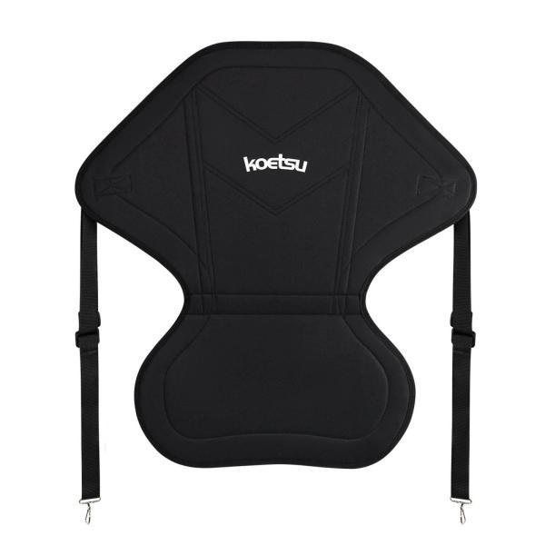 【製品概要】: 水上でのアクティビティをより快適にする、クッション性に背もたれ付きカヤックシートです。【快適な設計】: 立体的なコンツアー形状を採用したシートは、長時間のパドリングでも体への負担を軽減します。【耐久性】: 黒いファブリック素...