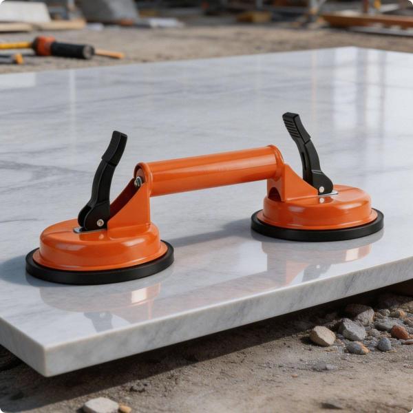 【用途】: 作業工具として使える二爪吸盤ハンドルで、ガラスや平滑な板材をしっかりつかんで持ち上げやすくします。現場での運搬や位置合わせをスムーズにしたいときに役立ちます。【吸着力】: 吸盤リフターとして最大200斤対応の強い吸着力を備え、重...