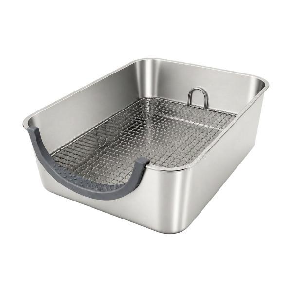 【素材】: ス製うさぎトイレは、丈夫でさびにくいス素材を使用しており、水洗いによる清掃にも適しています。【構造】: ト一体型うさぎトイレは、長方形の一体化トと高さのある側面を備え、排泄物の飛び散りを抑える構造になっています。【機能】: すの...