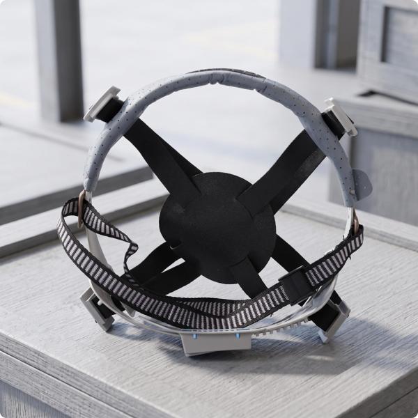 【基本構造】: 快適な装着感と確かなフィット感を提供する、高品質なヘルメット部品です。摩耗したヘルメット内部の交換用やアップグレード用として、作業者の頭部を優しくサポートします。【優れた機能】: 安定したホールド感を実現する4点式吊り紐付き...