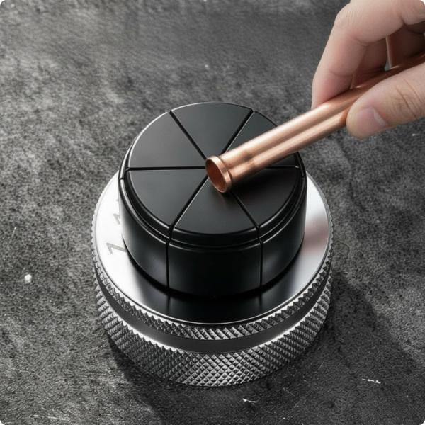 【製品概要】: 金属製の頑丈な円筒形ボディを採用したチューブ拡管用ヘッドは、銅管や非鉄金属管の端部をスムーズに広げるための専用アタッチメントです。【機能】: エアコンの配管工事や各種配管修理において、パイプ同士を接続しやすくするために管端を...