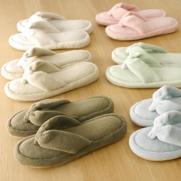 素材:マイクロファイバーポリエステル（スリッパ甲＆内側ソール部分）カラー:ピンク、ブルー、グリーン、ベージュ、ブラウン、ホワイトサイズ:レディースサイズ （靴のサイズ：約24.5ｃｍ程度まで）生産国:中国洗濯:可能
