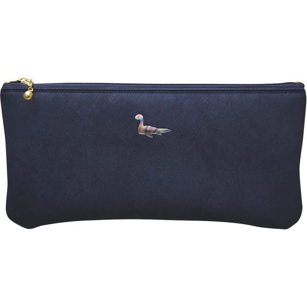 【サイズ】5×21×10cm【素材】PVC【その他】モチーフは両面箔押し、ファスナーの歯が本体生地と同色の樹脂ファスナー。大きめのフラットタイプです。色違いのイメージ画像が掲載されている場合がございます