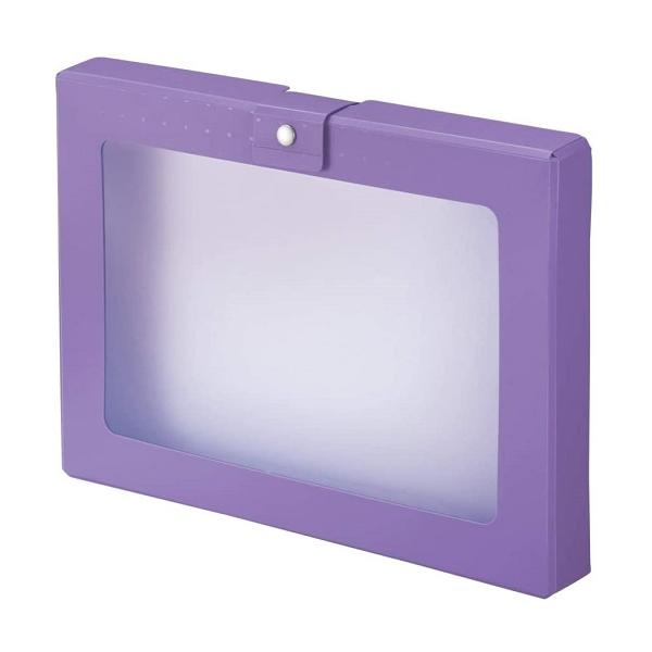 【材質】本体／ポリプロピレン、ホック／スチール【寸法】幅360mm×奥行52mm×高さ267mm／重量250g【説明1】書類や小物をひとまとめに。仕切り板付き。【説明2】持ち運びにも、保管にもおすすめ。2番目以降の商品画像はお色違いの使用イ...