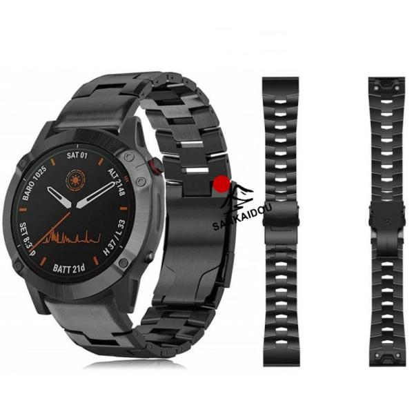 【広範な交換性】 弊社の製品は幅QuickFit 22mmのバンドであるから、QuickFit 22mm 互換性：に適用Garmin 本能 2（45mm )，Fenix 7 (47mm)， epix，approach s62 ，Approa...