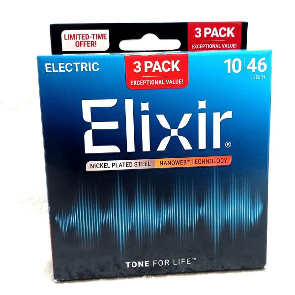 Elixir #16567(12052x3)#12052/ Light(.010-.046) NANOWEB巻き弦をすっぽりと覆う唯一のコーティング技術が、巻き線の隙間に汚れが入り込むのを防ぎ長寿命を実現。プレーン弦はAnti-Rustを施...