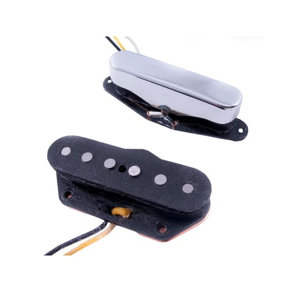 Fender Custom Shop Twisted Tele Pickup Set国内正規輸入品Fender Twisted Teleピックアップは、きらめくStratocasterギターの特性をわずかに加えながら、ホットな高出力のTel...