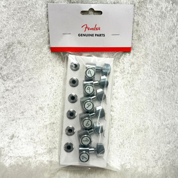 Fender / Locking Stratocaster/Telecaster All Short Peg Tuning Machine Sets-正規輸入品-デュアルピンマウントで最もモダンなスタイルのフェンダーエレクトリックギターに合...