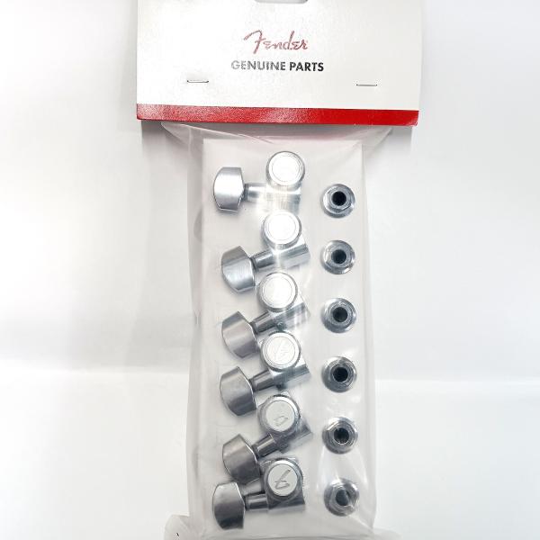 Fender / Locking Stratocaster/Telecaster Tuning Machine Sets-正規輸入品-US製／メキシコ製のほぼすべてのストラトキャスター、およびテレキャスターモデルにご使用いただけます。ブッシ...