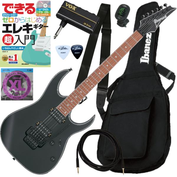 整済みで弾きやすい Ibanez / RG420EX エレキギター初心者セットBKF : Black Flat弾きやすいギターで練習をすれば上達も早いはずです!!当店では、エレキギターの弦を抑えやすくするためにナットやフレットを調整してから...