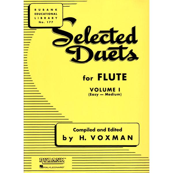 ルバンク社フルート二重奏曲集 第1巻輸入楽譜Selected Duets for FLUTE Volume 1(Easy-Medium)Compiled and Edited by H.VOXMANRubank Publications