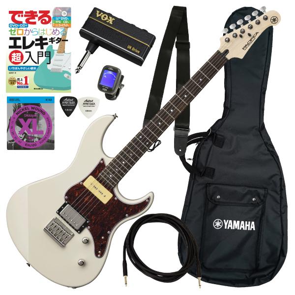 YAMAHA PACIFICA311Hヴィンテージホワイト(VW)ヤマハエレキギター初心者セット弾きやすいギターで練習をすれば上達も早いはずです!!当店では、エレキギターの弦を抑えやすくするためにナットやフレットを調整してから出荷させていた...