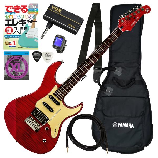 YAMAHA PACIFICA612VII FMXファイヤードレッド(FRD)エレキギター初心者セット弾きやすいギターで練習をすれば上達も早いはずです!!当店では、エレキギターの弦を抑えやすくするためにナットやフレットを調整してから出荷させ...