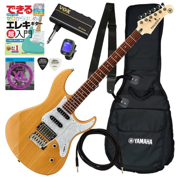 YAMAHA PACIFICA612VIIXエローナチュラルサテン(YNS)エレキギター初心者セット弾きやすいギターで練習をすれば上達も早いはずです!!当店では、エレキギターの弦を抑えやすくするためにナットやフレットを調整してから出荷させて...