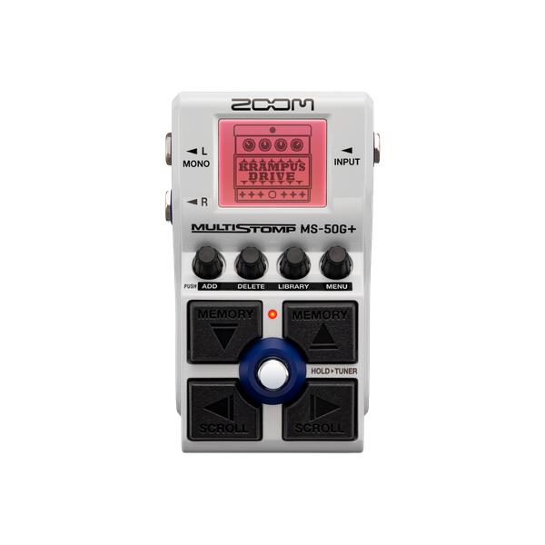 ZOOM / MS-50G+ZOOM最新の100エフェクトを満載し、最大6エフェクトを同時使用可能。最新のドライブ、モジュレーション、ディレイ、リバーブ、コンプレッサ、フィルター、SFXを搭載。有名ブティックペダルのエミュレーションからZO...