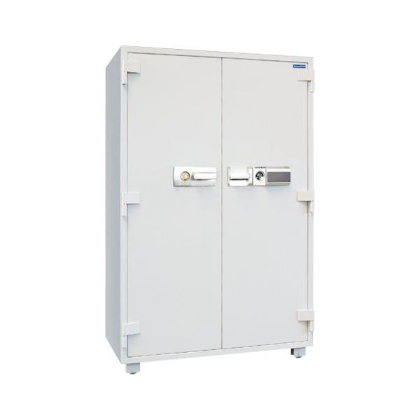 外寸法/ H1810×W1142×D684mm内寸法/ H1550×W962×D450mm 重量/ 670Kg装備/ 鍵付引出し 2、棚板 3耐火/ 60分代引き及び時間帯指定配送不可　原則：工場直送商品納期：２週間程かかる場合がございます...