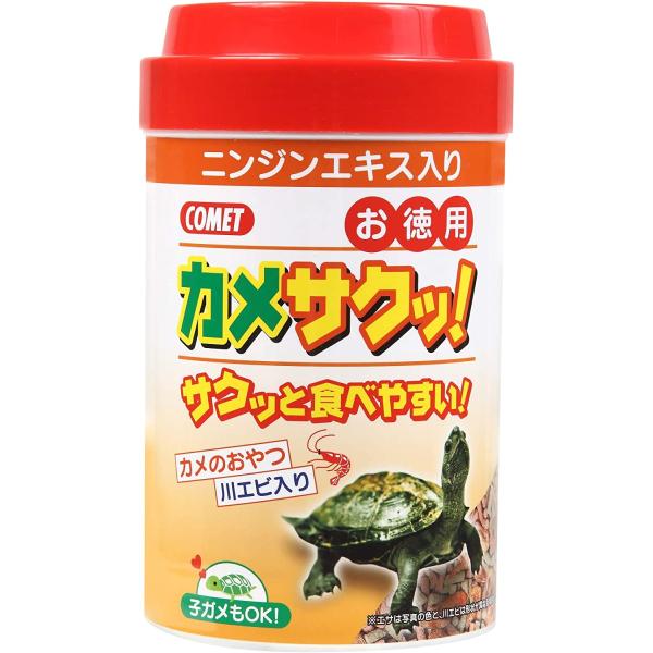ソフトな食感で食べやすく、子ガメにも最適。カルシウムたっぷりの天然川エビ入り。野菜入りスティックと川エビが入っているのでバランス良く与えることが出来ます。ボトル入りで使いやすさ抜群です。◆ニンジンエキス入りスティック粗蛋白質：33％以上粗脂...