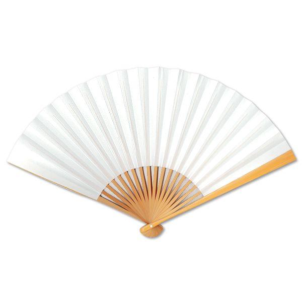 何も印刷されていない、白地の扇子です。落語に使用される、高座扇子となります。※7.5寸(約22.5cm)のサイズをお求めの方は【商品番号 Oc242：7.5/15白扇子】となります。 竹材質/白竹間数/18間サイズ/約24.5cm*こちらの...