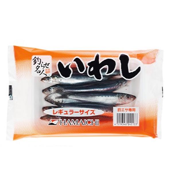 水揚げされたばかりの新鮮ないわしをセリで仕入れ、本社工場でサイズごとに仕分けし急速冷凍しました。レギュラーサイズと小さめサイズは海上釣り堀で使いやすい大きさ。さらに小さく切ってブラクリにも。商品は実店舗と兼ねております為、タイミングによって...