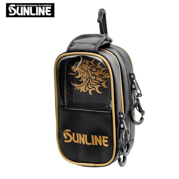 【発売日：2026年04月30日】フローティングベスト、D環等に取り付けが可能なポーチ。  収納スペースを２つ設け、透明側にはスマホの収納を想定。  もう片方には小物類や小型ルアーケースを収納可能です。   カラー  ゴールドサイズ  W1...