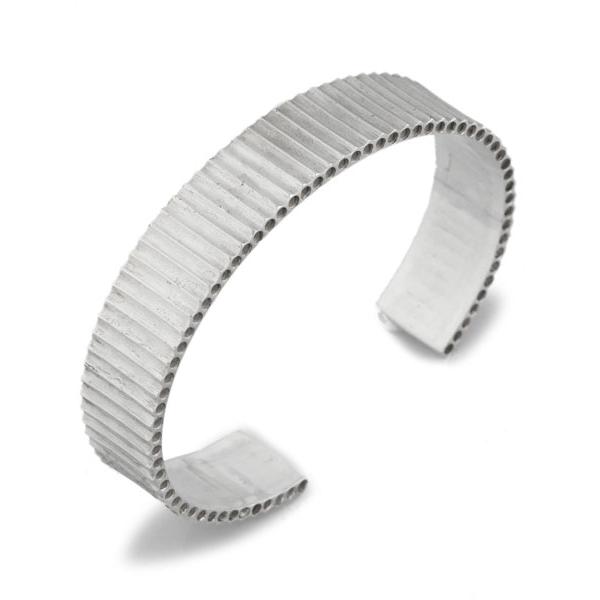 ACE by morizane エースバイモリザネ 【 blossfeldt bangle wide ブロスフェルト バングル ワイド 】[ 正規品 ] カフブレスレット ウェーブ 腕輪 幅広 シルバー フリー 925 銀 ペア ギフト プ...