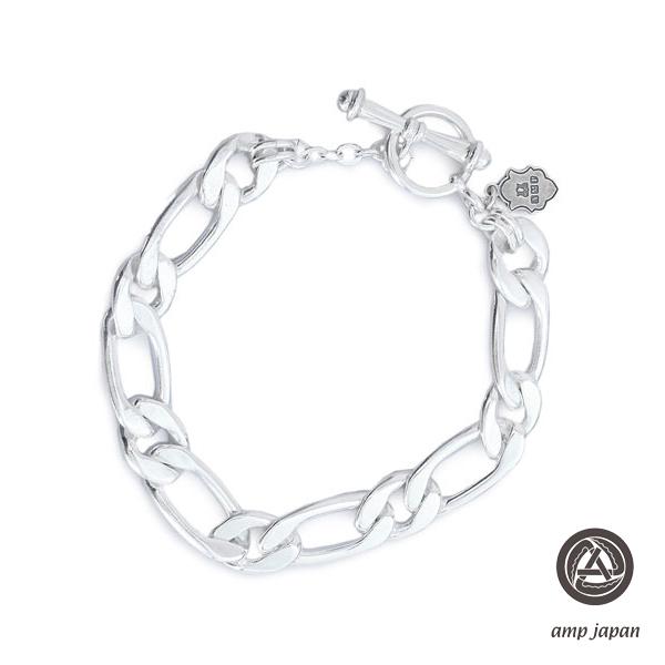 amp japan アンプ ジャパン 【 Figaro / フィガロ [ HYJK-407 ] ブレスレット 】[ 正規品 ] 腕輪 愛用 着用 クラシック シンプル ブラス シルバー 真鍮 銀 ペア プレゼント ギフト ユニセックス メン...