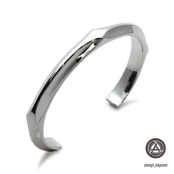 amp japan アンプ ジャパン 【 Shaved Pewter BG [ NNAJ-372 ] バングル 】[ 正規品 ] ブレスレット 腕輪 シンプル シルバーカラー 銀色 ペア プレゼント ギフト ユニセックス メンズ レディース...
