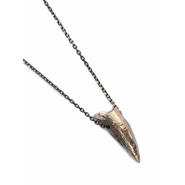 Blue Bayer Design ブルーベイヤーデザイン 【 Crocodile Tooth Necklace 】[ 正規品 ] クロコダイル 牙 ネックレス ペンダント ロングチェーン ワニ 歯 ビンテージゴールド ブロンズ 銅 金 ユ...