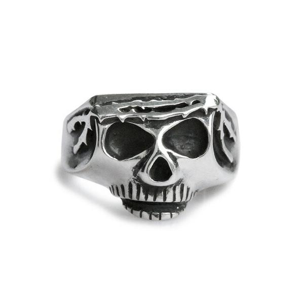 Flash Point フラッシュポイント 【 CHRIST JIMSKULL RING キリスト ジムスカルリング 】[ 正規品 ] 指輪 ドクロ 骸骨 シルバー 銀 925 茨 イバラ ユニセックス メンズ レディース 人気 ブランド ...