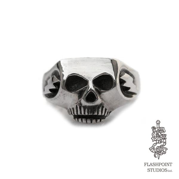Flash Point フラッシュポイント 【 JIM JARMUSCH PLAIN TYPE ジム ジャームッシュ プレーンタイプ ジムスカルリング 】 指輪 シルバー サンダーボルト 稲妻 ライトニング 銀 映画監督 925 ユニセック...