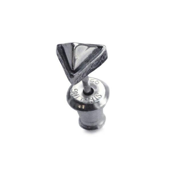 Garden of Eden ガーデン オブ エデン 【 トライアングル ピラミッド ピアス [ ED-GM16-S01 ] 】[ 正規品 ] 三角形 イヤリング スタッドタイプ ポスト エッジ 銀 925 ペア ユニセックス メンズ レデ...