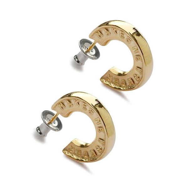 HARIM ハリム 【 stairway to Heaven Pierce K18coating [ HRA051GP ] (2個セット) / ピアス 】[ 正規品 ] 耳飾り 銀 925 ペア プレゼント ギフト ユニセックス メンズ レ...