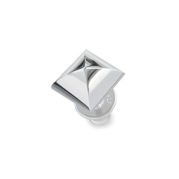 HARIM ハリム 【 TRSQUAE PIRAMID PIERCE ロジウムコーティング スクエア ピラミッドピアス [ HRA057RP ] 】[ 正規品 ] イヤリング 四角 銀 925 プレゼント ユニセックス メンズ レディース