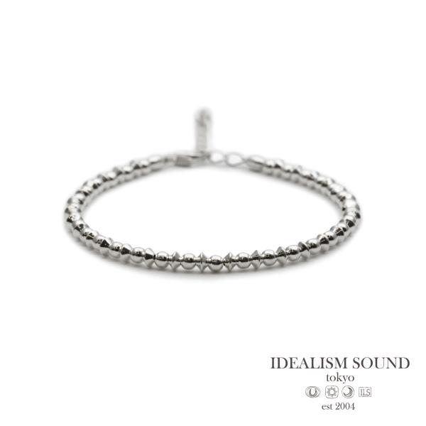 IDEALISM SOUND イデアリズムサウンド 【 Rhythm Beads Bracelet [ No.15074B ] リズム ビーズ ブレスレット 】[ 正規品 ]  シルバー 銀 925 プレゼント ジュエリー ユニセックス メ...