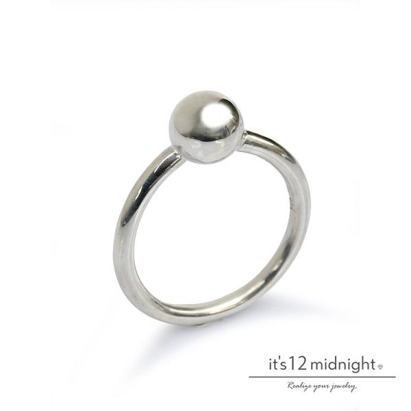 it's 12 midnight イッツ トゥエルヴ ミッドナイト 【 Silver Pearl Ring / シルバーパールリング 】[ 正規品 ] 指輪 シルバー 925 シンプル 銀 プレゼント メンズ レディース  ユニセックス 定...