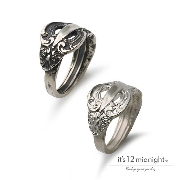 it's 12 midnight イッツ トゥエルヴ ミッドナイト 【 Vintage Spoon Ring / ヴィンテージ スプーン リング [ M-R014 ]】[ 正規品 ] 指輪 シルバー 925 シンプル 銀 プレゼント メンズ...