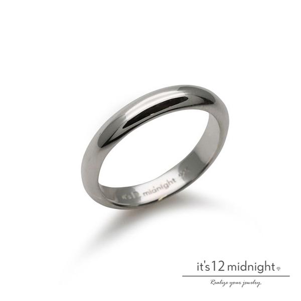 it's 12 midnight イッツ トゥエルヴ ミッドナイト 【 Koumaru Ring / 甲丸 リング [ M-R016 ]】[ 正規品 ] 指輪 シルバー 925 シンプル 銀 プレーンリング プレゼント メンズ レディース ...