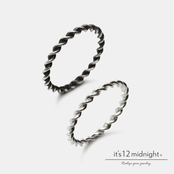 it's 12 midnight イッツ トゥエルヴ ミッドナイト 【 YORU RING 2×12 / ヨル リング [ M-R025 ]】[ 正規品 ] 指輪 シルバー シンプル プレゼント メンズ レディース ユニセックス 人気 おしゃれ