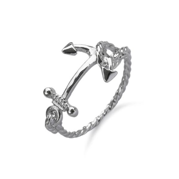 KIEL JAMES PATRICK キール ジェイムス パトリック 【 SAILOR'S PROMISE - SILVER セイラーズ プロミス シルバー 】[ 正規品 ] リング 指輪 アンカー イカリ 碇 錨 ファランジ ロープ 船乗...