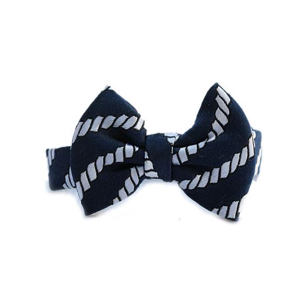 KIEL JAMES PATRICK キール ジェイムス パトリック 【 Cape Island Spinnaker ケープアイランドスピンネーカー 】[ 正規品 ] ブレスレット リボン ボウタイ ゴールド ストライプ ロープ ネイビー ...