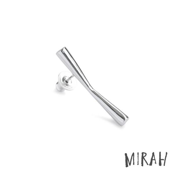 MIRAH ミラ 【 P107MRP Silver925 Pierce Mサイズ (ロジウムコーティング) 】[ 正規品 ] ピアス シルバー925 銀 愛用 着用 ペア プレゼント ギフト ユニセックス メンズ レディース 片耳 人気 ブ...