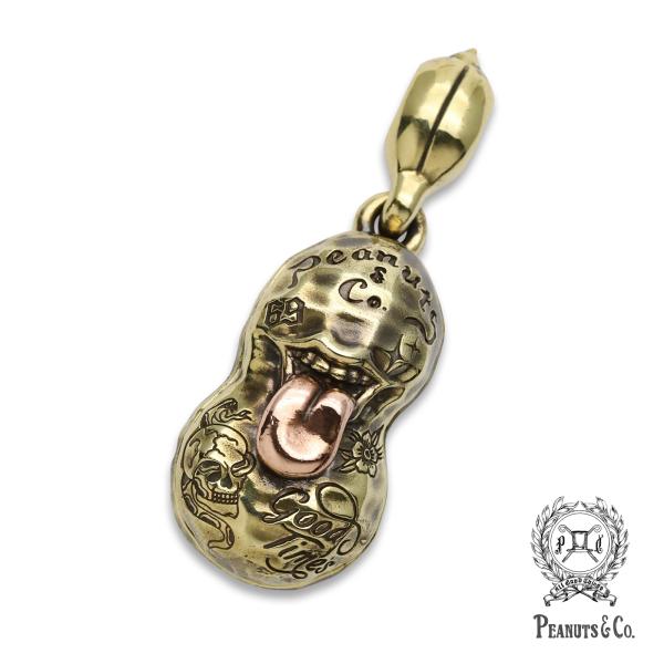 PEANUTS&amp;CO. ピーナッツカンパニー 【 BERO TATTOO PEANUTS ( slide ) Brass × Copper L Size ベロ タトゥー ピーナッツ スライド ( ブラス × カッパー )】[ 正規品...