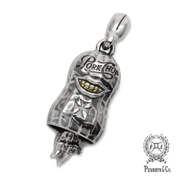 PEANUTS&amp;CO. ピーナッツカンパニー 【 P’s Gardian Bell 2. ( Silver × Brass ) 】[ 正規品 ] ネックレス ペンダント トップ PORKCHOP GARAGE SUPPLY ポークチ...