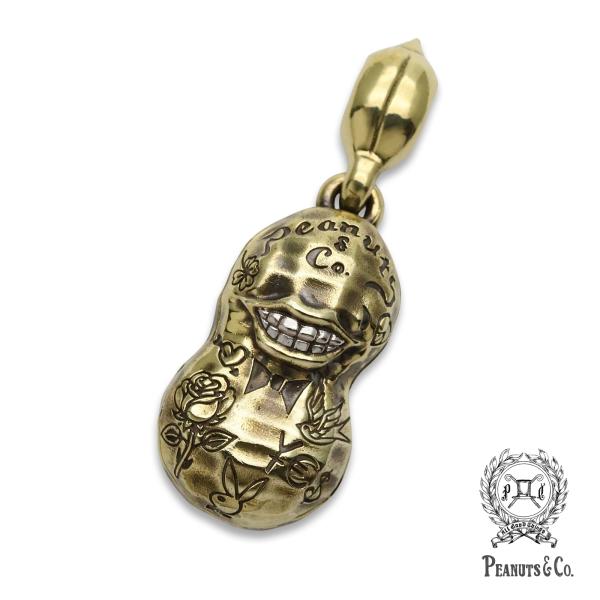 PEANUTS&amp;CO. ピーナッツカンパニー 【 NORMAL TATTOO PEANUTS ( slide ) Brass × Silver L Size タトゥー ピーナッツ スライド ( ブラス × シルバー )】[ 正規品 ...