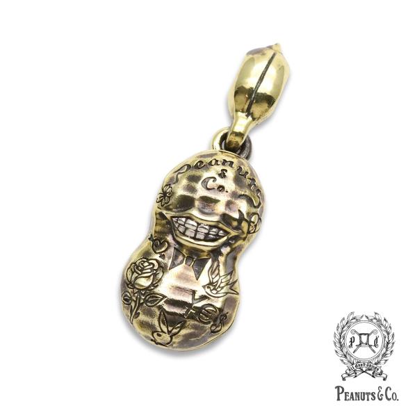 PEANUTS&amp;CO. ピーナッツカンパニー 【 NORMAL TATTOO PEANUTS ( slide ) Brass × Silver M Size タトゥー ピーナッツ スライド ( ブラス × シルバー )】[ 正規品 ...
