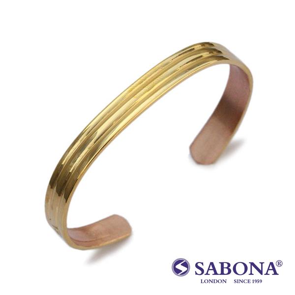 SABONA LONDON サボナ ロンドン 【 Classic Gold Cuff Bracelet / クラシック ゴールド カフブレスレット 】[ 正規品 ] バングル メンズ レディース ユニセックス 人気 ブランド おしゃれ ラッ...