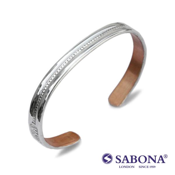 SABONA LONDON サボナ ロンドン 【 Windsor Silver Cuff Bracelet / ウインザーシルバー カフブレスレット 】[ 正規品 ] バングル メンズ レディース ユニセックス 人気 ブランド おしゃれ ラ...
