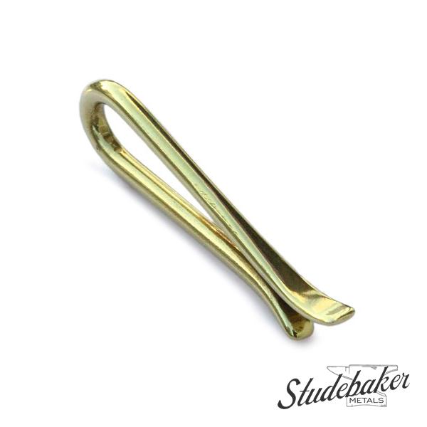 STUDEBAKER METALS スチュードベーカーメタル 【 CHAMPION TIE BAR POLISHED ( Brass ) チャンピオン タイバー ポリッシュ ブラス 】[ 正規品 ] ネクタイピン フォーマル ゴールド 鏡面...